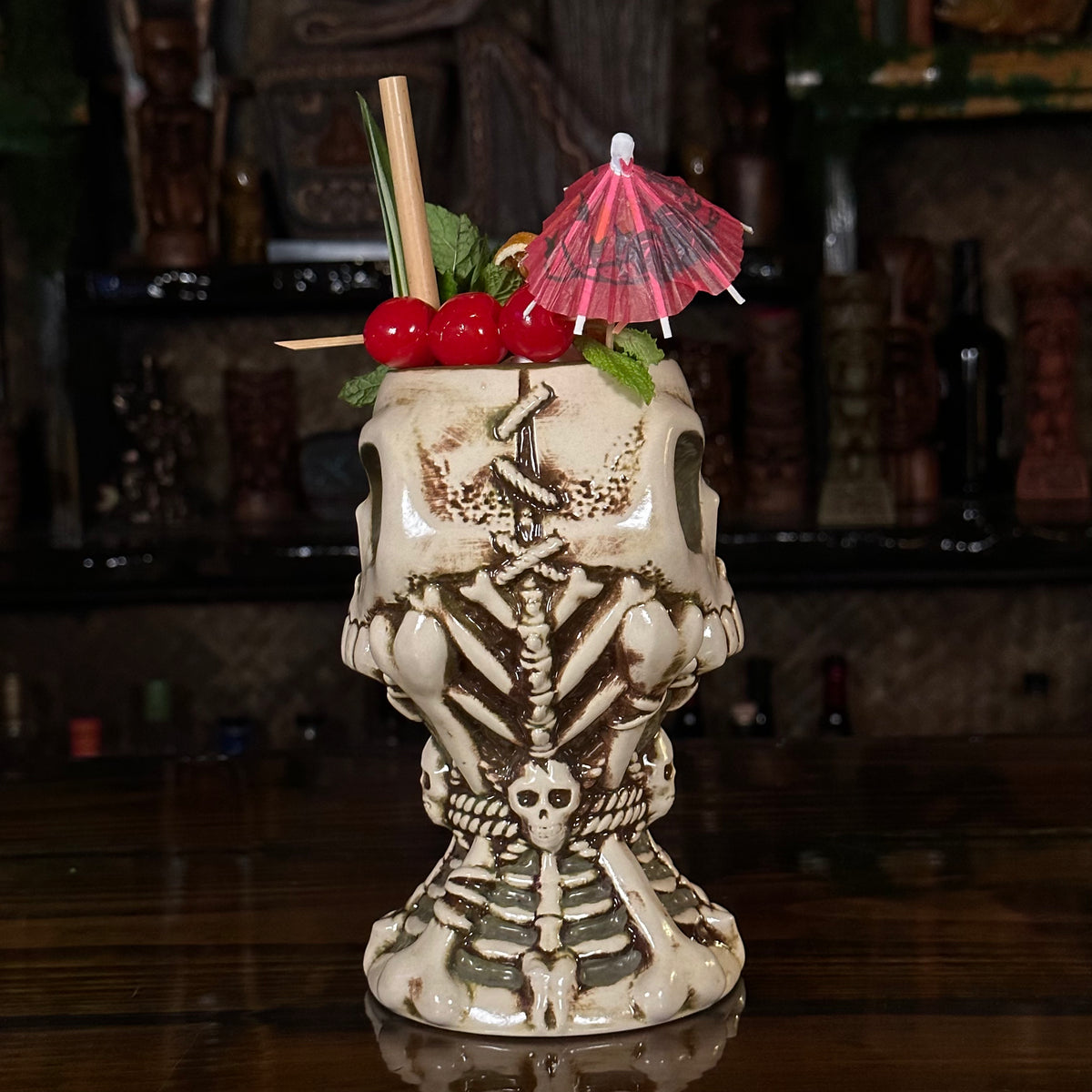 Jeff Granitos Calix Mortis Ii Ceramic Tiki Mug Sculpted By Thor