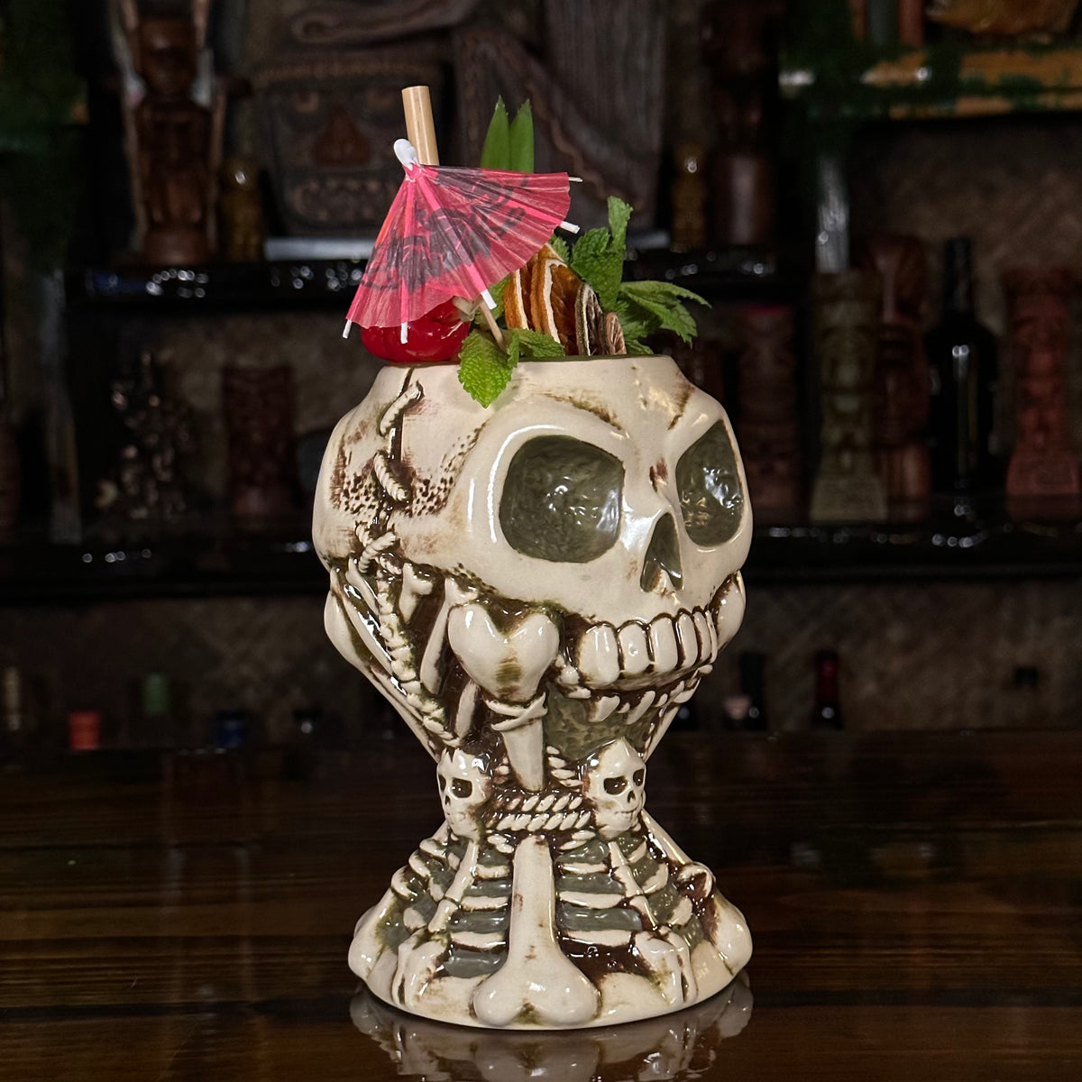 Jeff Granitos Calix Mortis Ii Ceramic Tiki Mug Sculpted By Thor