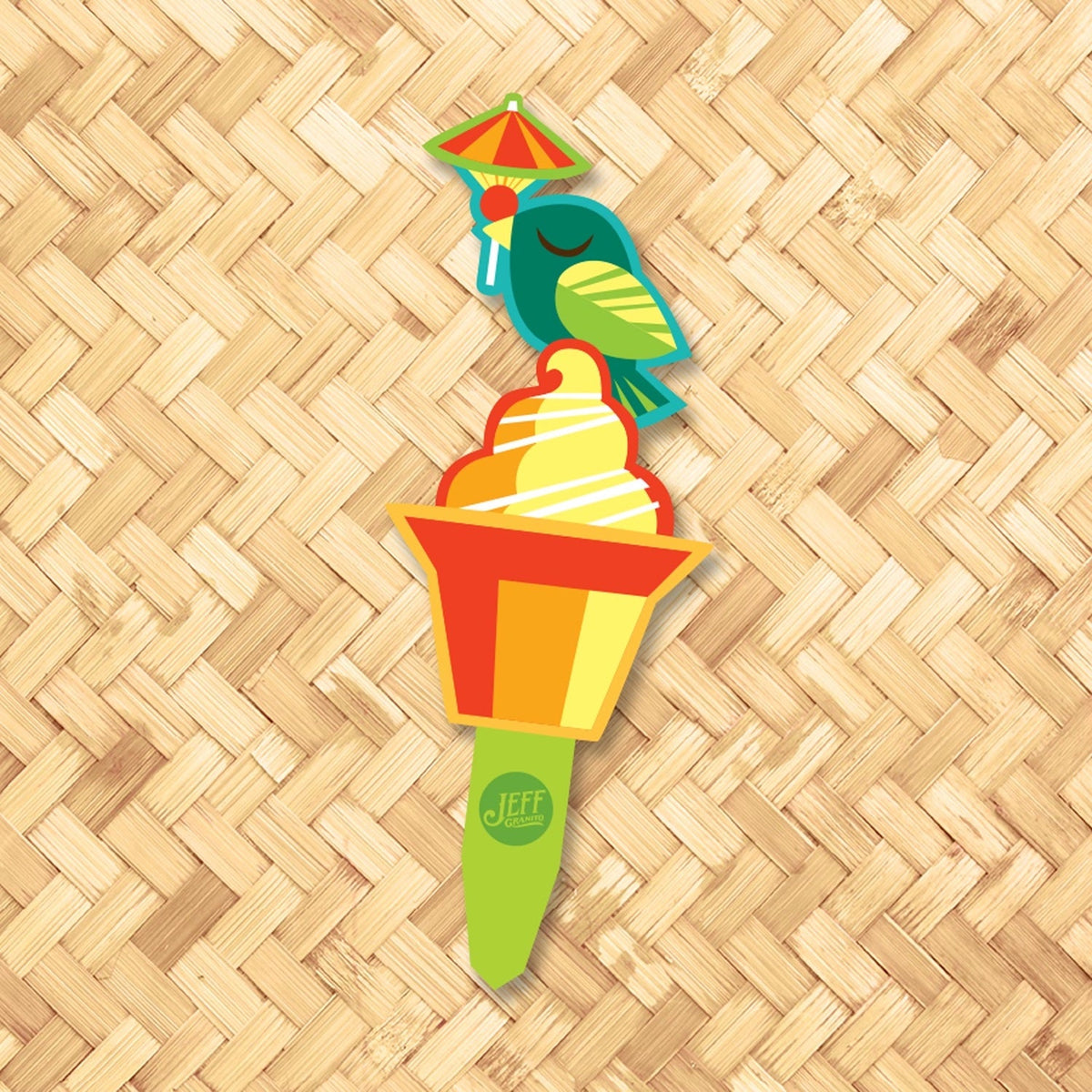 Chocolate Bunny Metal Yard Stake – Tikiland Trading Co.