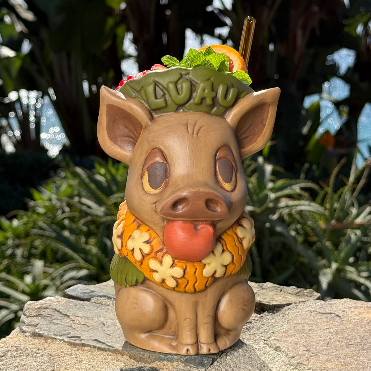 Tiki tOny's Kalua Pig - Ceramic Tiki Mug - Mocha Limited Edition / Lim ...