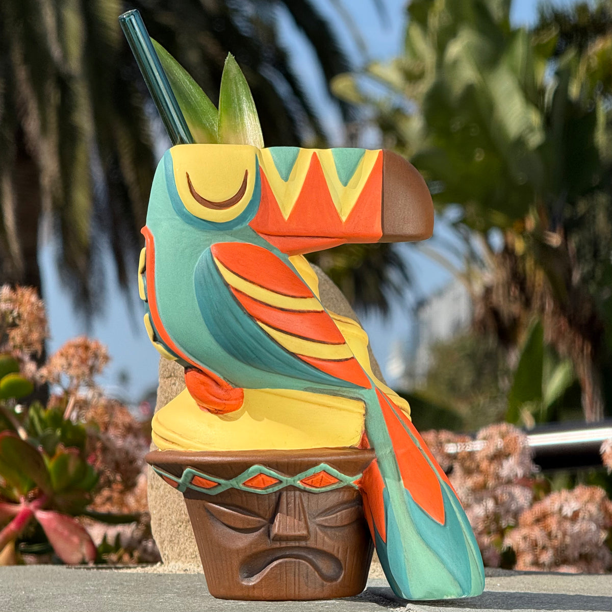 Jeff Granito's Toucan Whip - Ceramic Tiki Mugs - Blue + Green ...