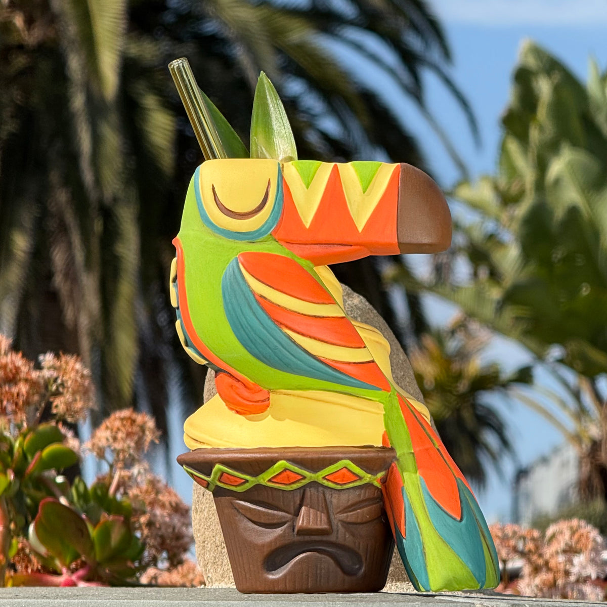 Jeff Granito's Toucan Whip (Green) - Ceramic Tiki Mug – Tikiland ...