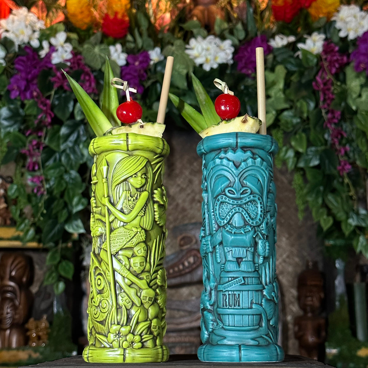 Jeff Granito’s “Tiki Portraits” (2 different mugs!) - Ceramic Tiki Mug ...