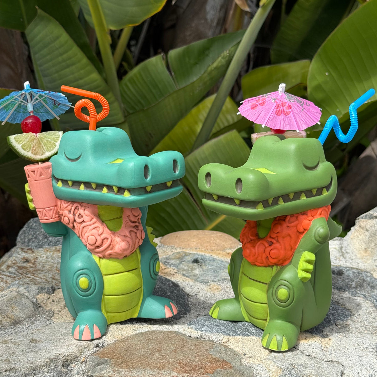 Jeff Granito's Croc Tails (Blue + Green) - Ceramic Tiki Mugs - Limited ...