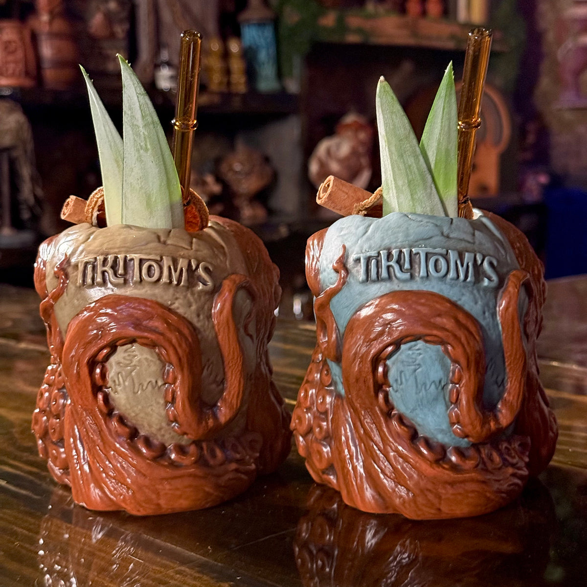 Tiki Tom's Soul Hunter (Deep Abyss + Low Tide) - Ceramic Tiki Mugs ...