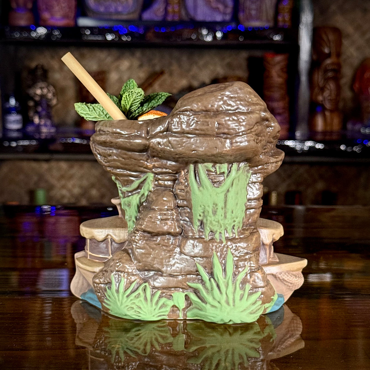 Back Side of Water - Ceramic Tiki Mug – Tikiland Trading Co.
