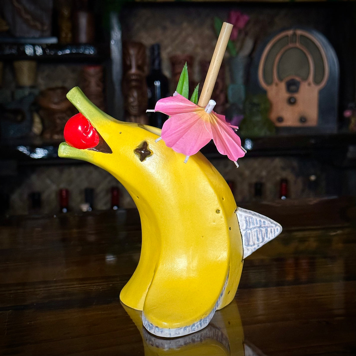 Flipper Sipper - Ceramic Tiki Mug, sculpt by Thor – Tikiland Trading Co.