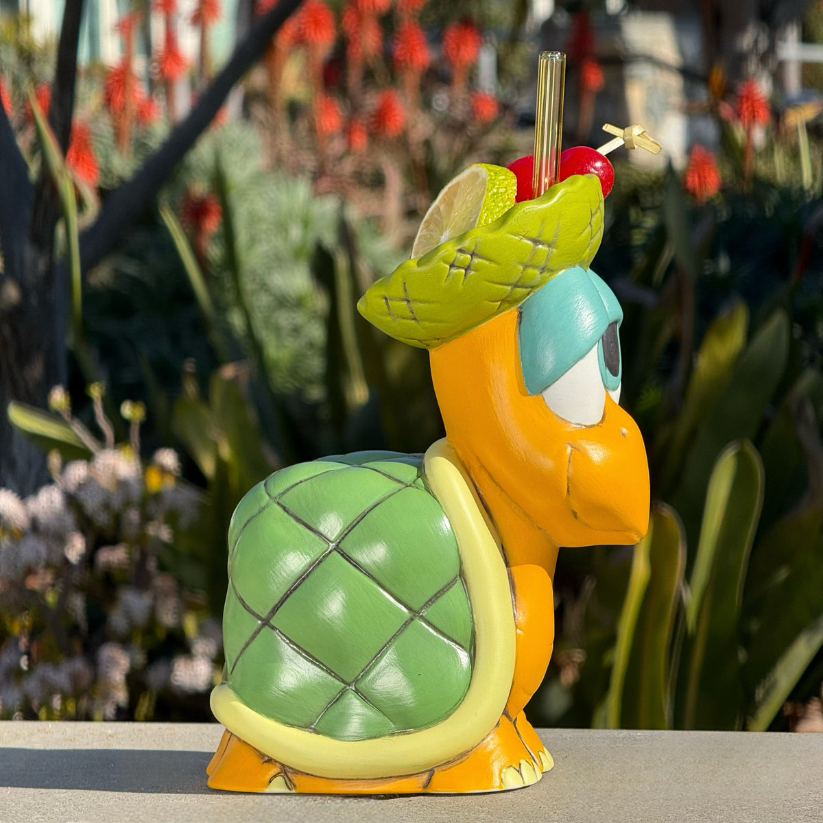 Tiki tOny's Topsy-turvy Turtle (Blue Eyes) - Ceramic Tiki Mug - Limite ...