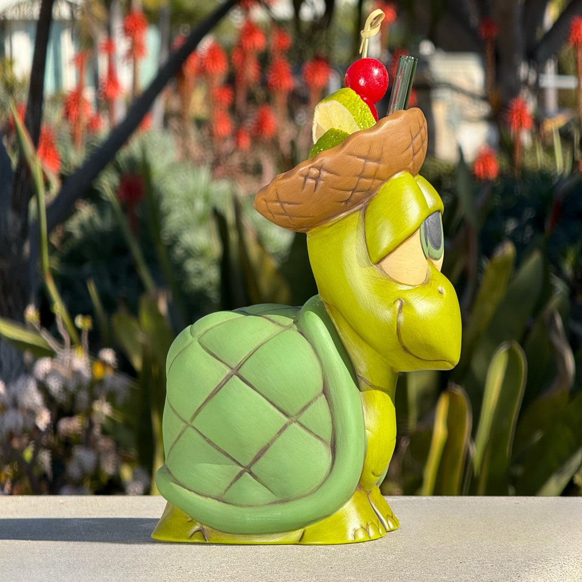 Tiki tOny's Topsy-turvy Turtle (Green Eyes) - Ceramic Tiki Mug - Limit ...
