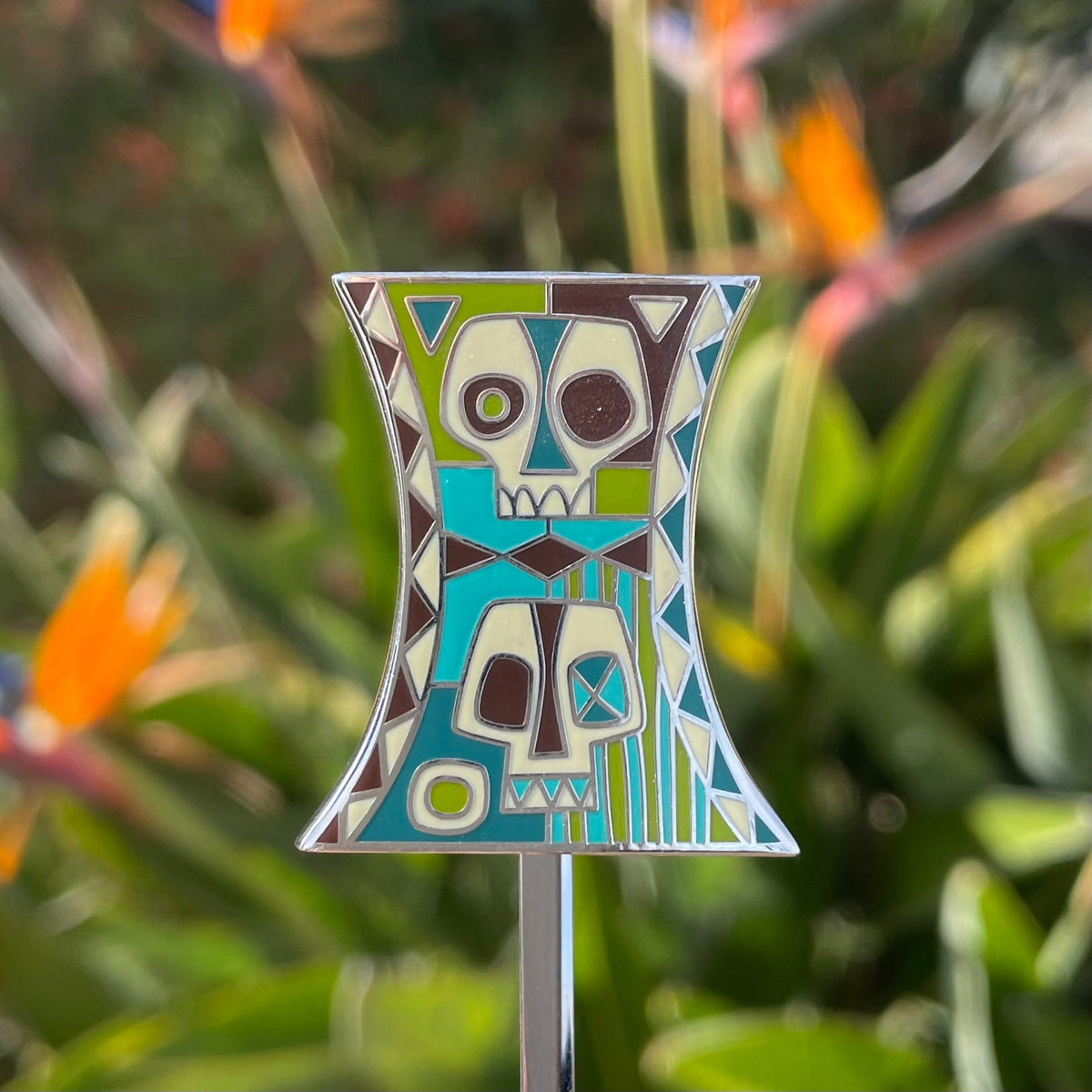 Jungle JuJu Warning Metal Enamel Swizzle Stick - Ready to Ship ...