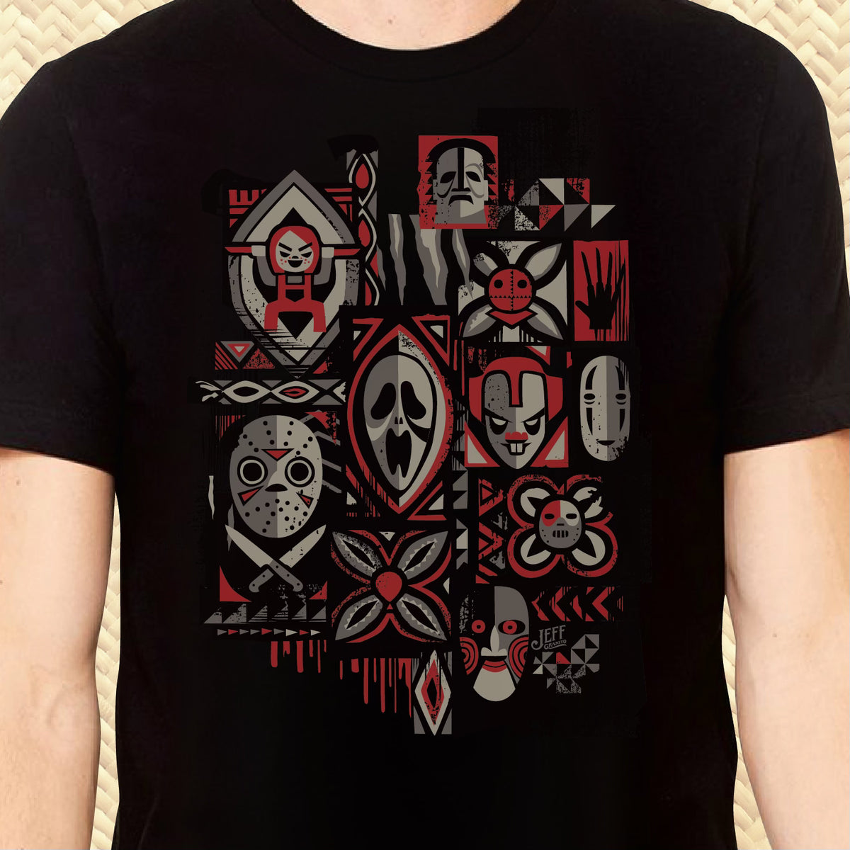 Jeff Granito's 'Mask Hysteria' Unisex Tee - Ready to Ship! – Tikiland ...