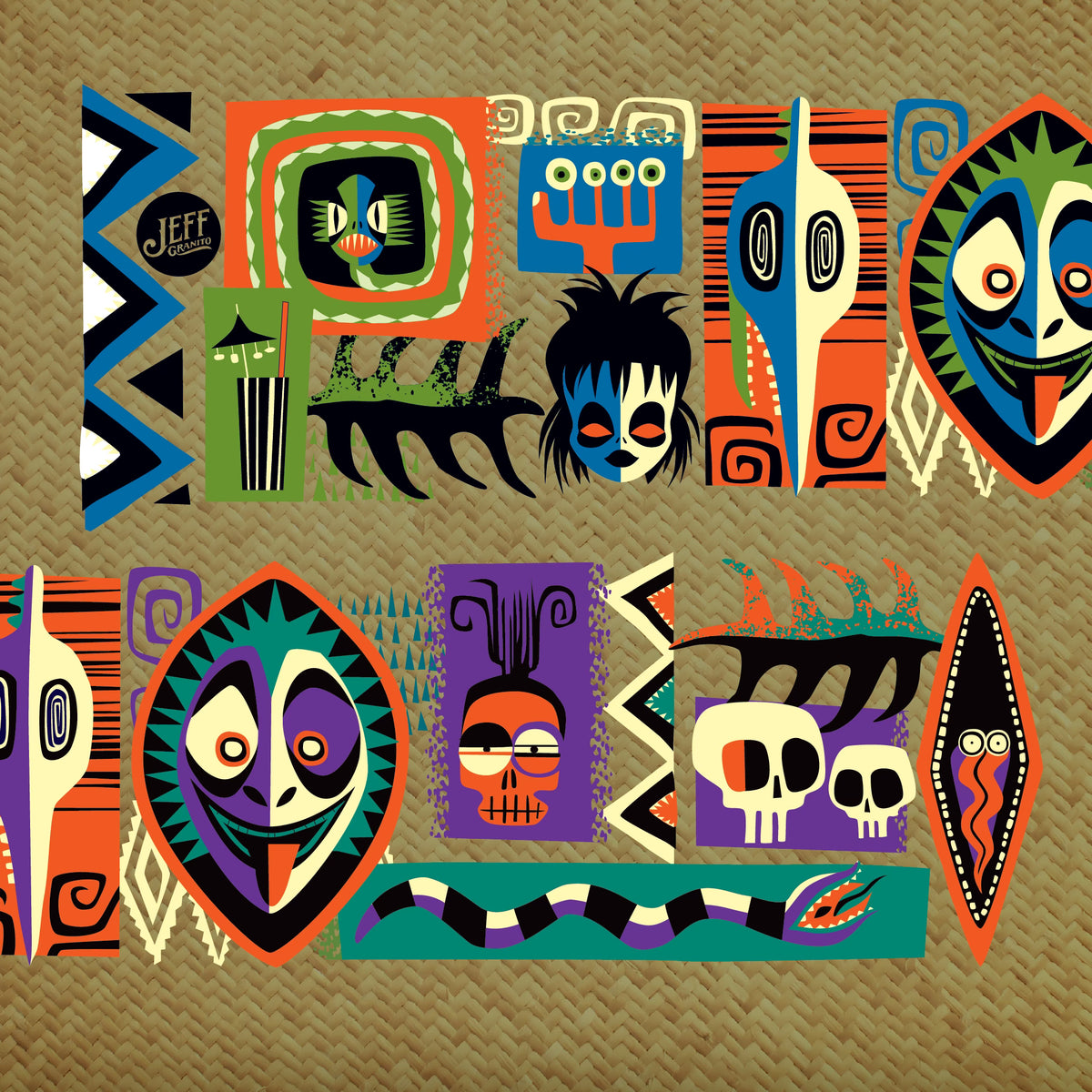 Jeff Granito's 'Strange and Unusual' Mai Tai Cocktail Glass - Rolling ...