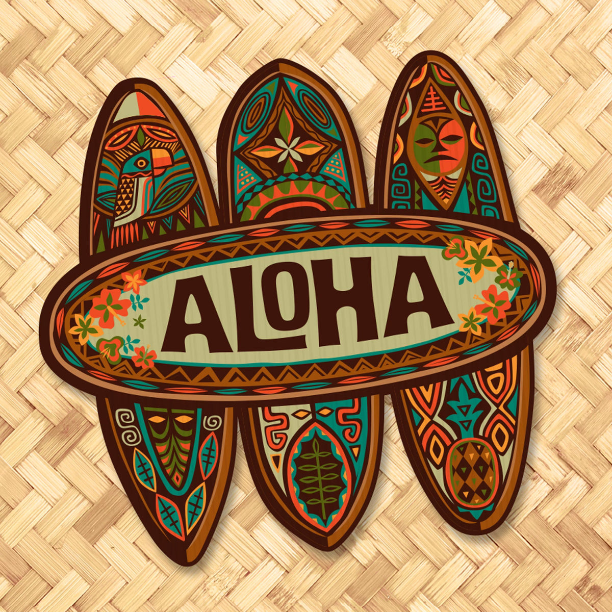 'Enchanted Aloha' Metal Bar Sign – Tikiland Trading Co.