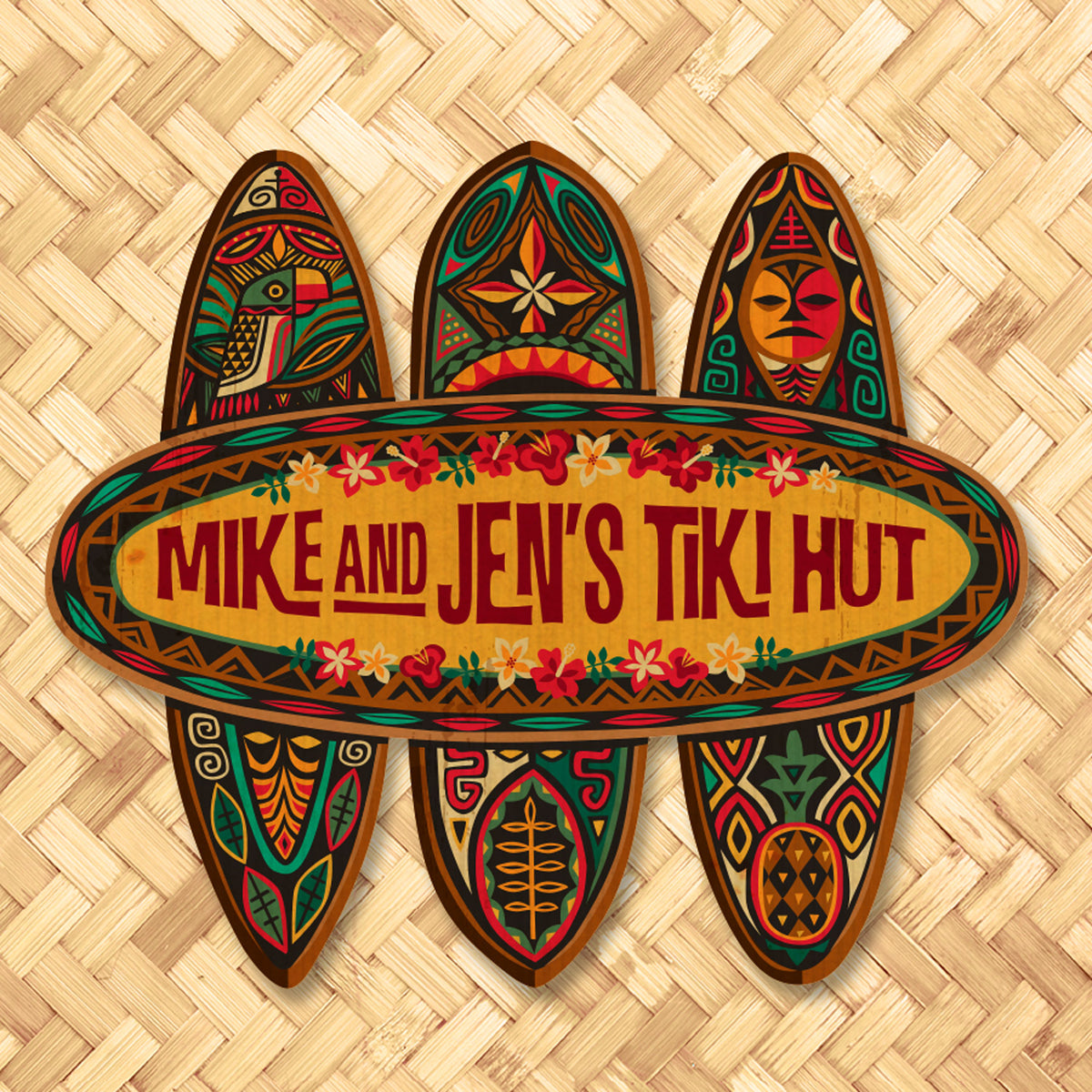 'Enchanted Tiki' Personalized Metal Bar Sign - Limited Time Pre-Order ...
