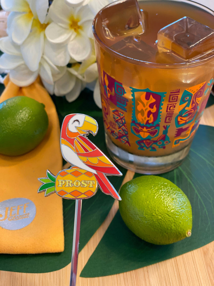 Salud and Prost Metal Enamel Swizzle Stick - Ready to Ship! – Tikiland ...