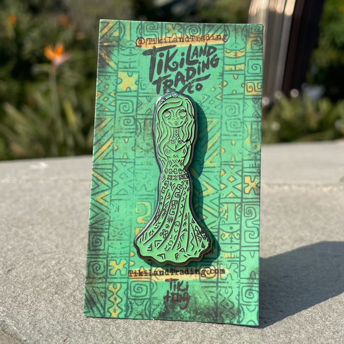 Tiki tOny's Ghostly Bride Enamel Pin - Ready to Ship! – Tikiland ...