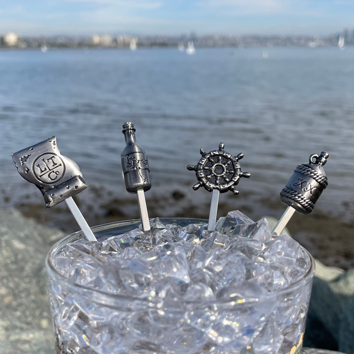 Thor's 'Swashbuckler Sunset' Sculpted Metal Swizzle Sticks Set ...