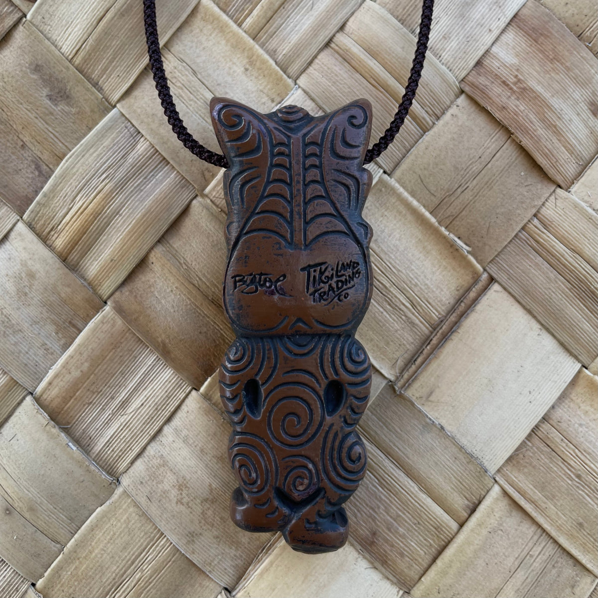 'The Four Tikis' Pendant Set (4) by Doug Horne, BigToe, Atomikitty, Th ...