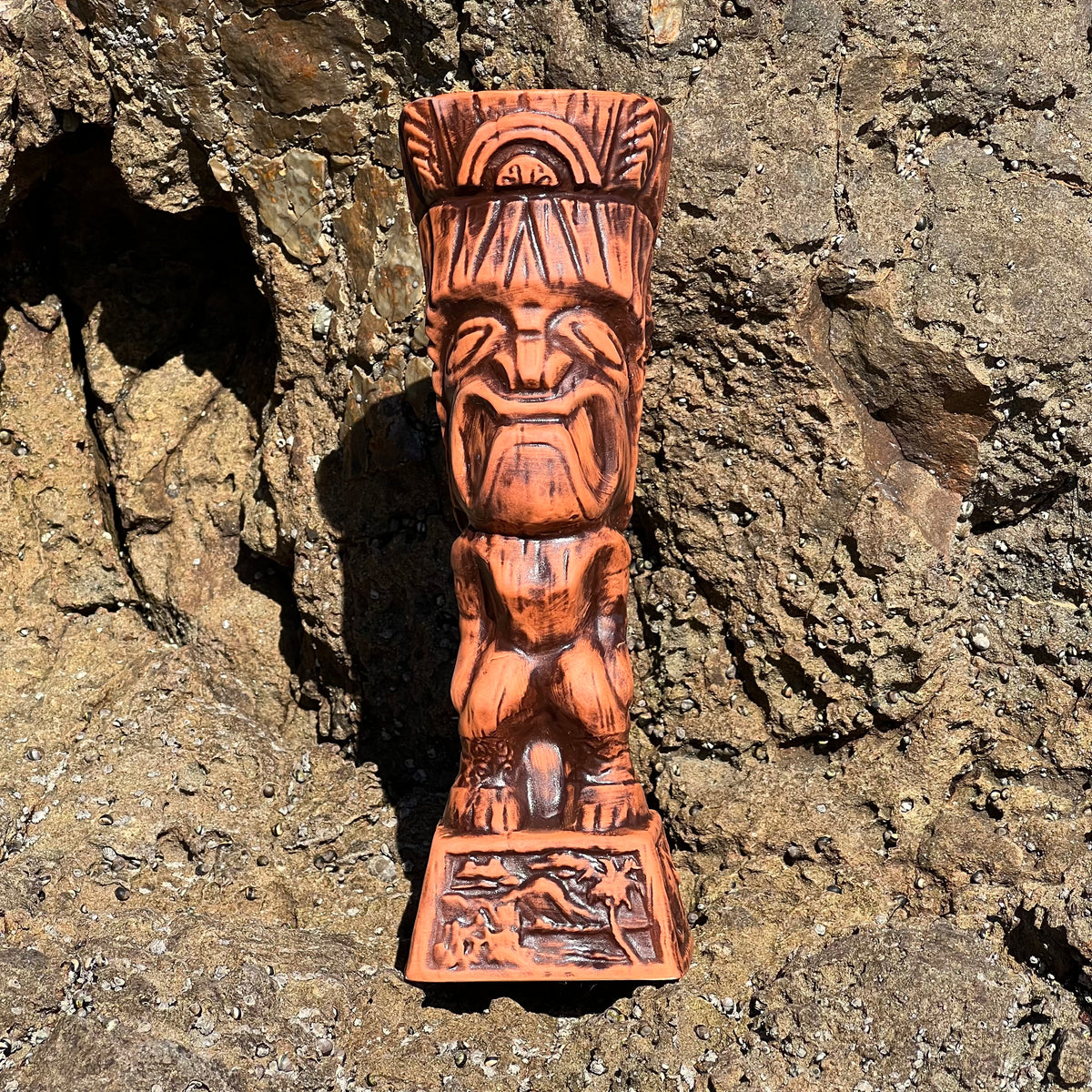 Journey to Hawaii Tiki Mug - Lava Orange Limited Edition of 300, desig ...