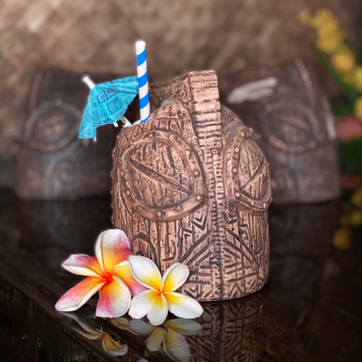 Tiki tOny's The Beachcomber Bombardier Tiki Mug - Limited 'Toasted Coc ...