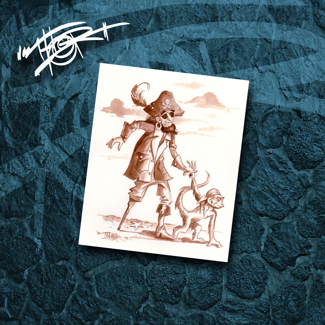 Thor's 'The Seeing Eye Monkey' Print – Tikiland Trading Co.