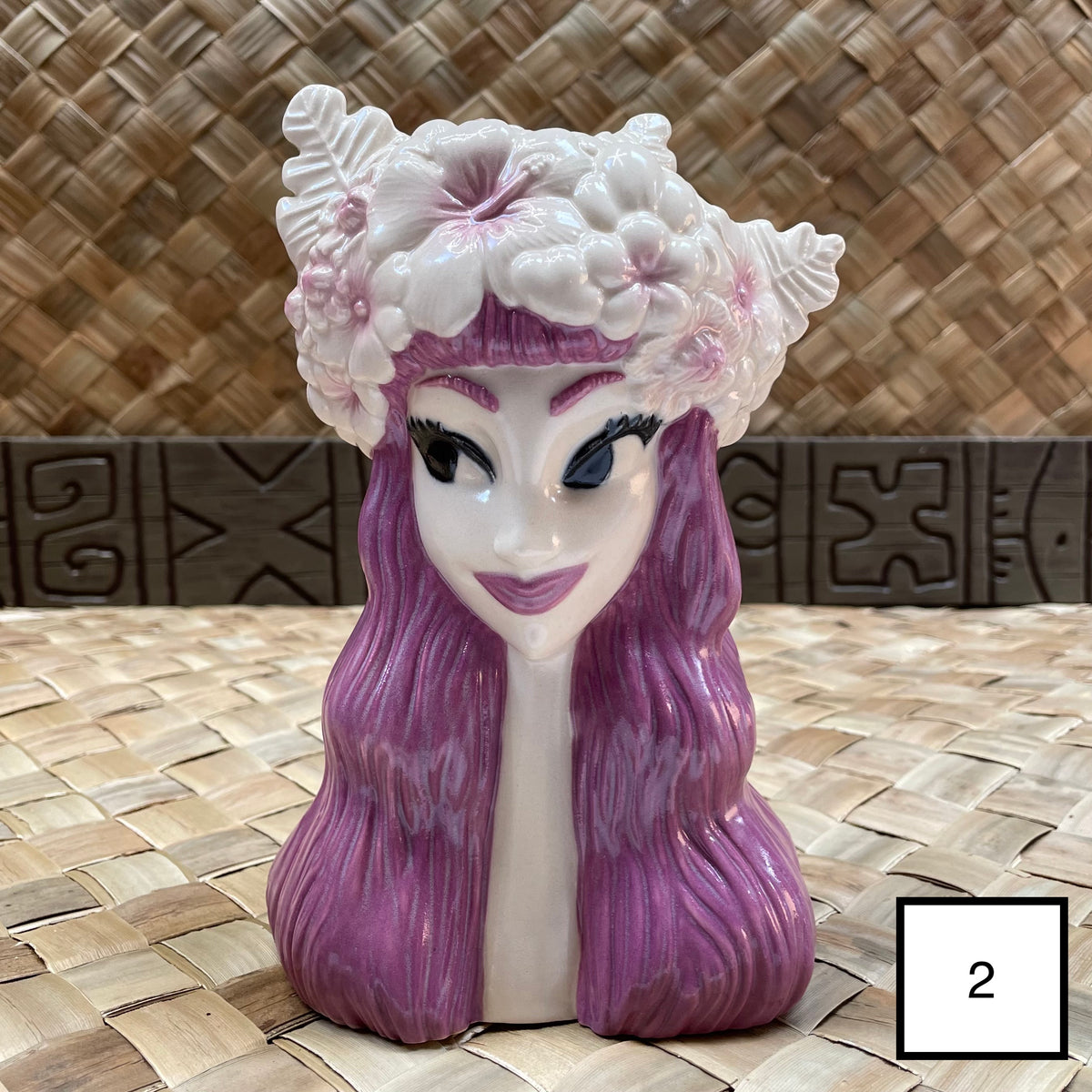 Critterosity's Floral Tiki Goddess Tiki Mug - Purple - Limited Spring ...